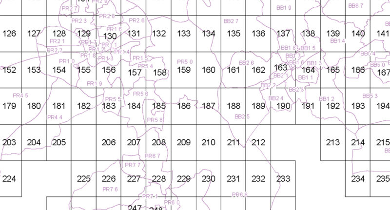 A4 Postcode Digital Street Atlas | Business Map Centre