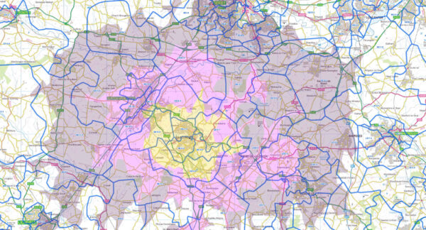 Drivetime Maps | Business Map Centre