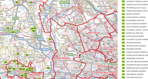 Health & Social Services | Business Map Centre