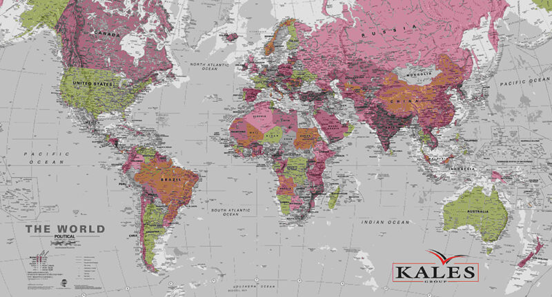 Promotional Wall Maps | Business Map Centre